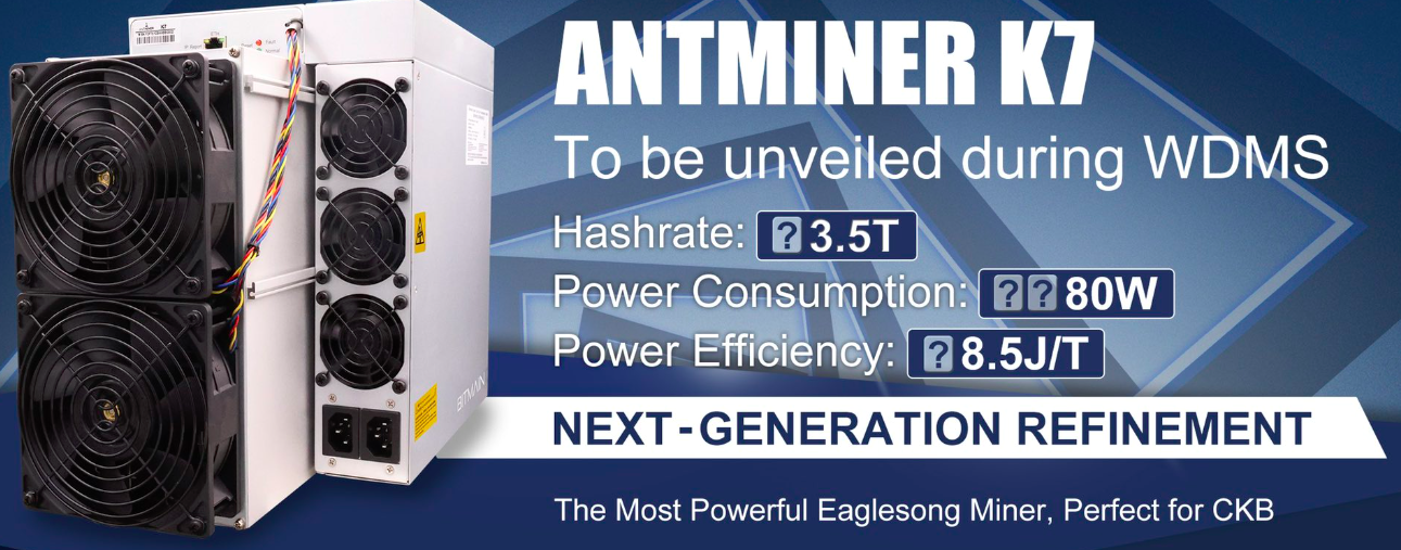 Bitmain Antminer K7 63.5 TH/s - YANGCHEN MINERS